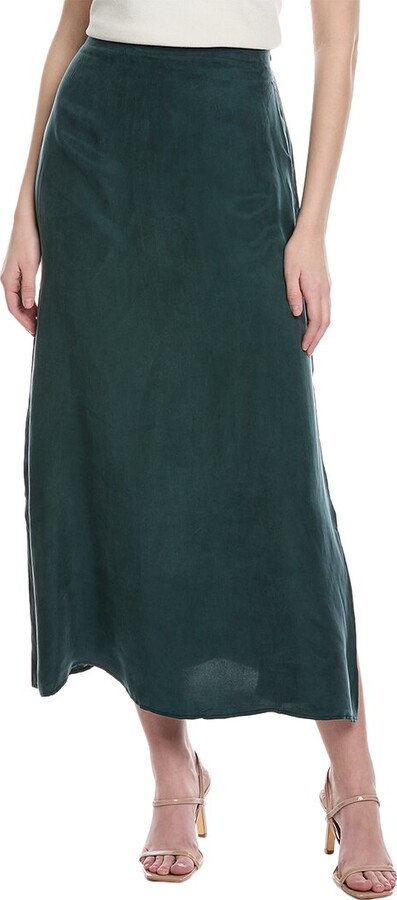 Splendid Orla Satin Maxi Skirt - ShopStyle
