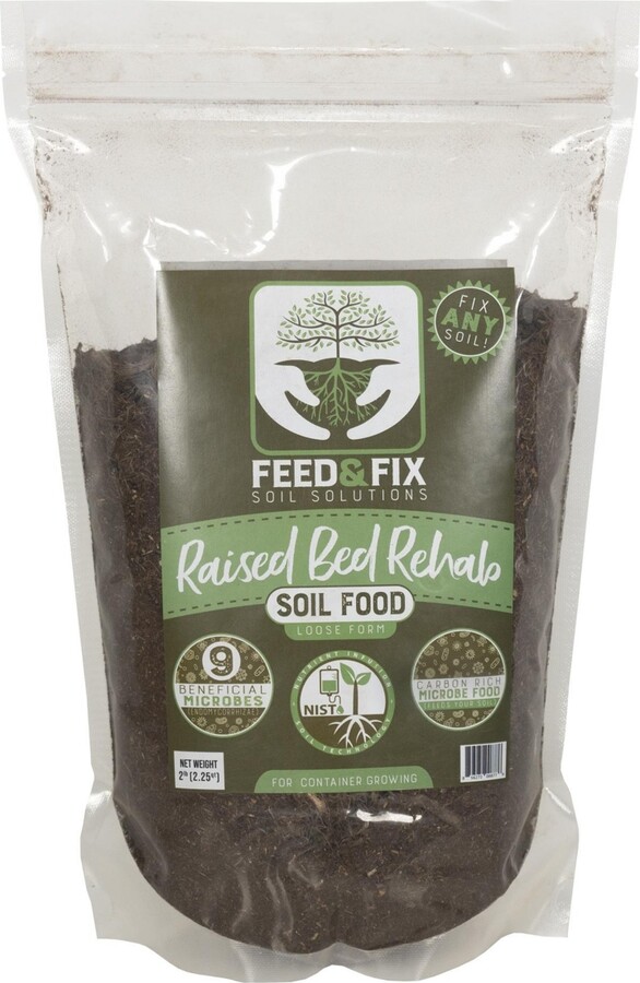 OrganiLock Raised Bed Rehab Potting Garden Soil For Growing, 2 Pound ...