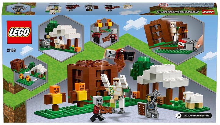 Lego Minecraft 21159 The Pillager Outpost With Iron Golem Figure ...