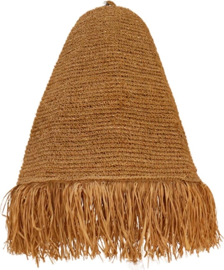 Pink Haley Villa Raffia Fringe Pendant Large - ShopStyle Ceiling Lighting