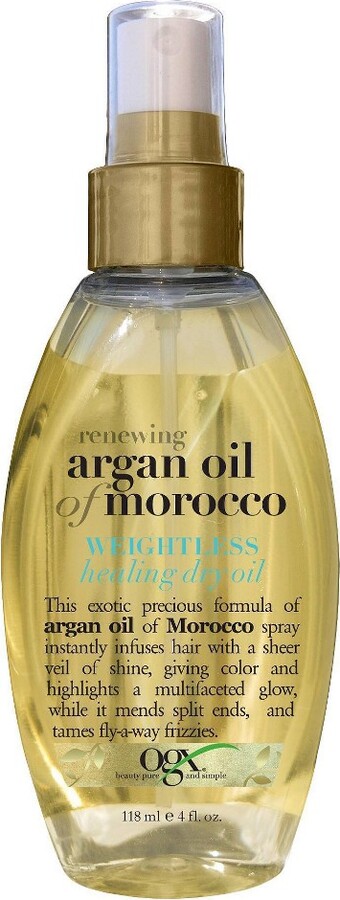 OGX Renewing + Argan Oil of Morocco Weightless Healing Dry Oil ...