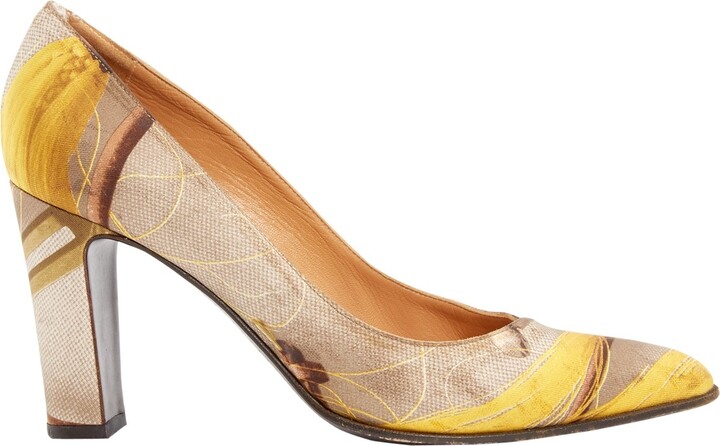Hermes Cloth heels - ShopStyle Pumps