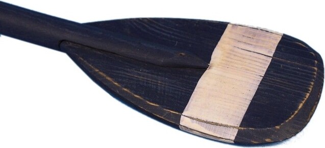 Wooden Pembrook Decorative Rowing Boat Paddle with Hooks 24" - 24" L x ...