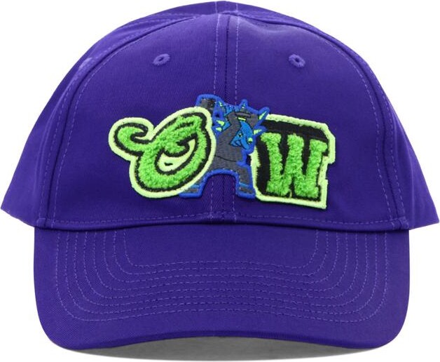 Off-White "Varsity" baseball cap - ShopStyle Hats