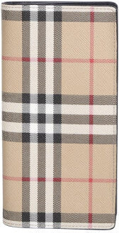 Burberry Long Wallet With Check Print By Bi Fold Design With An Iconic ...
