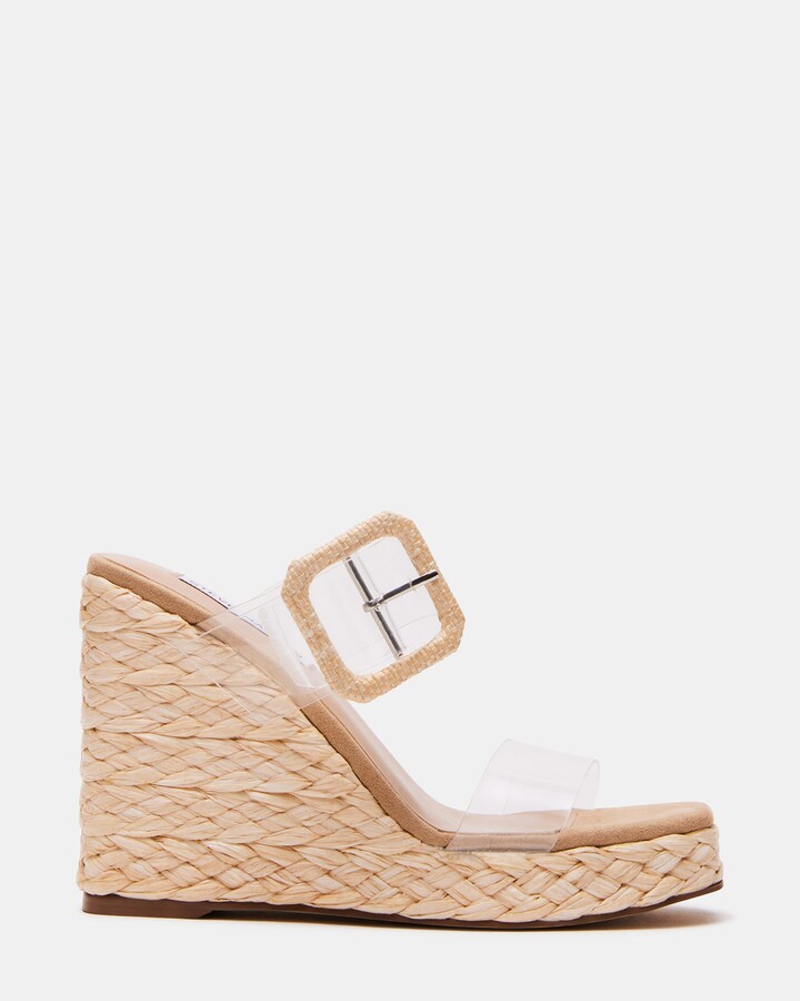 Steve Madden Antique Clear - ShopStyle Platform Sandals