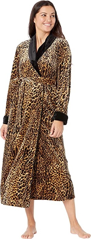Lauren Ralph Lauren Long Sleeve Shawl Collar Long Robe - ShopStyle