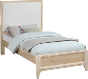Lark Manor Westfield - Sand Upholstered Panel Tween Bed - ShopStyle
