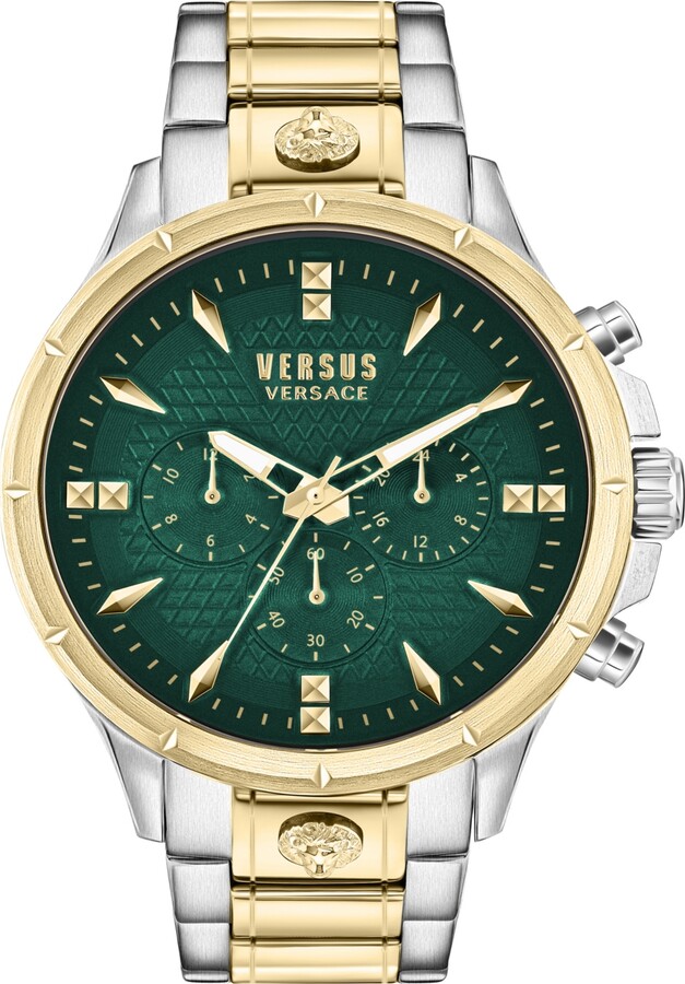 Versus Versace Men's Chrono Lion Modern Multifunction Two-Tone ...