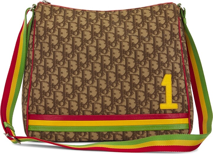 Christian Dior Rasta Shoulder Bag in Brown - ShopStyle