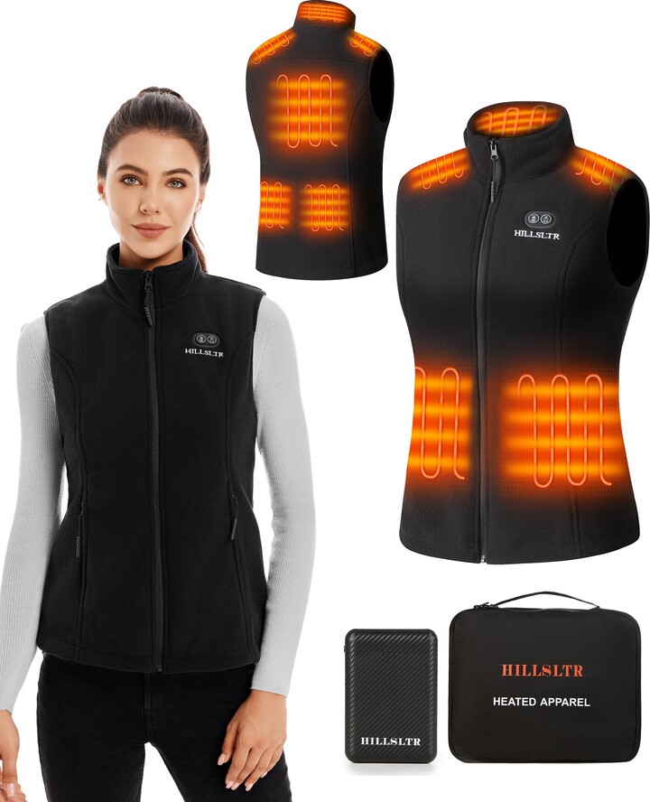 HILLSLTR Heated Vest for Women with 12000 mAh Battery Rocker Vest ...