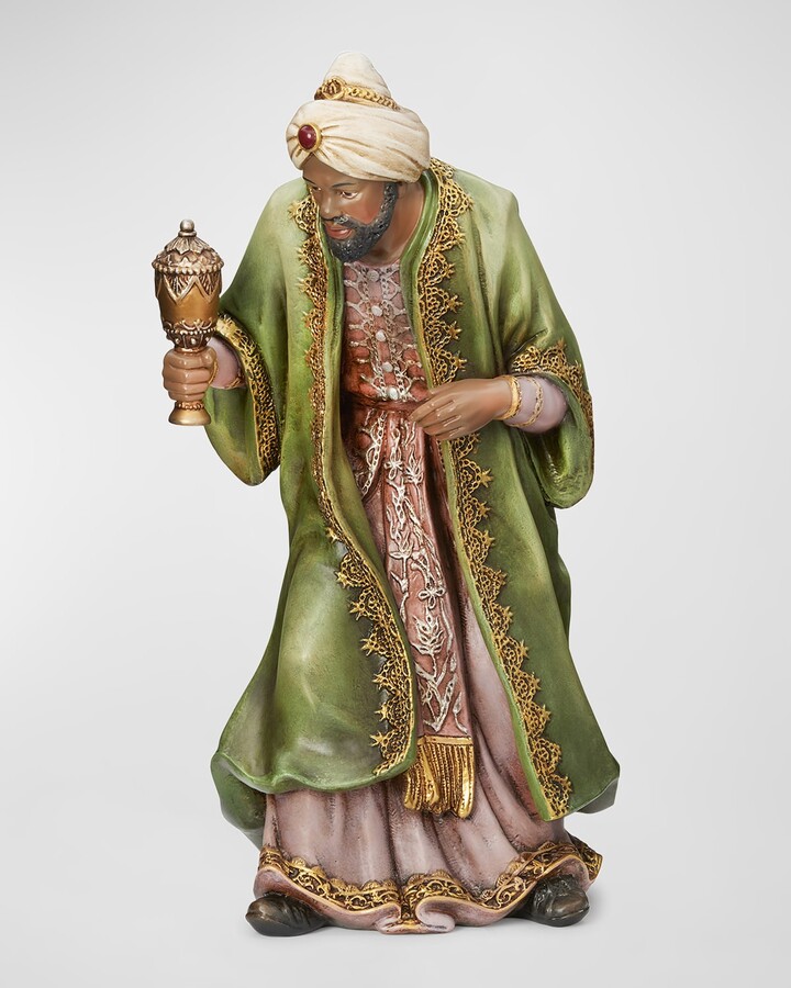 Fontanini 17.5"H Standing King Balthazar 19" Scale Nativity Figure ...