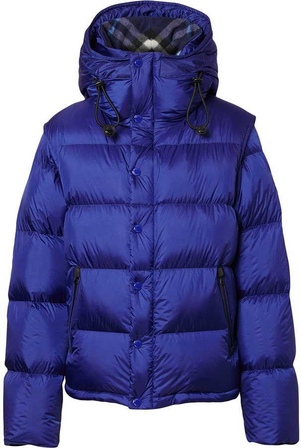 Burberry Detachable Sleeve Puffer Jacket - ShopStyle Outerwear