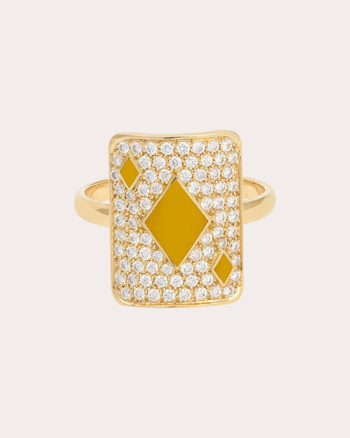 MYSTERYJOY 18k Gold Honneur Pinky Ring - ShopStyle