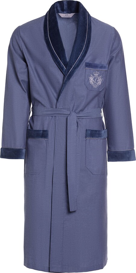 Revise RE-505 Elegant Men's Dressing Gown - Classic style – Blue Indigo ...