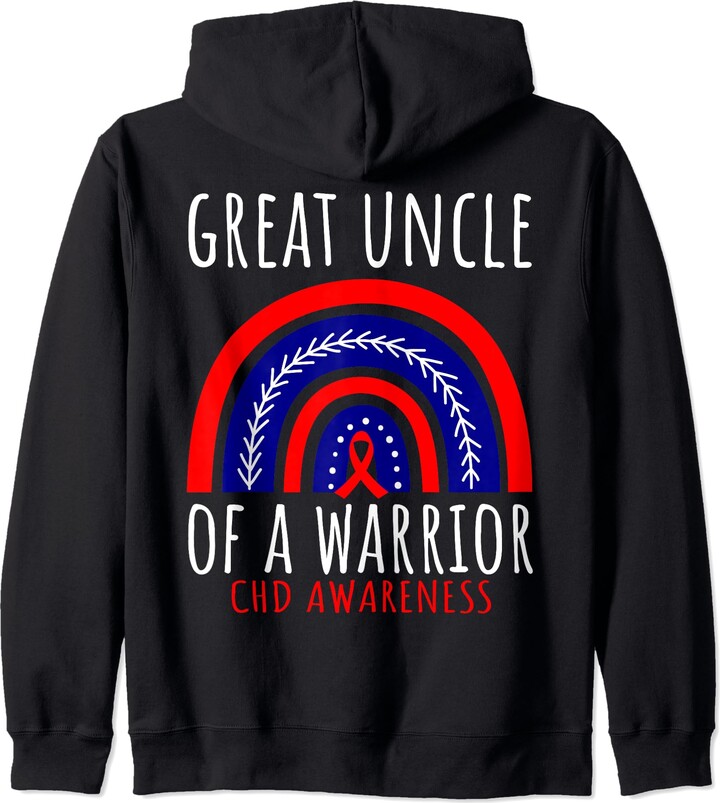 American Heart Health Month CHD Awareness Rainbow Red Great Uncle Heart ...