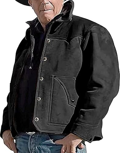 William Jacket Mens Casual John Dutton Vest Jacket - Kevin Costner ...
