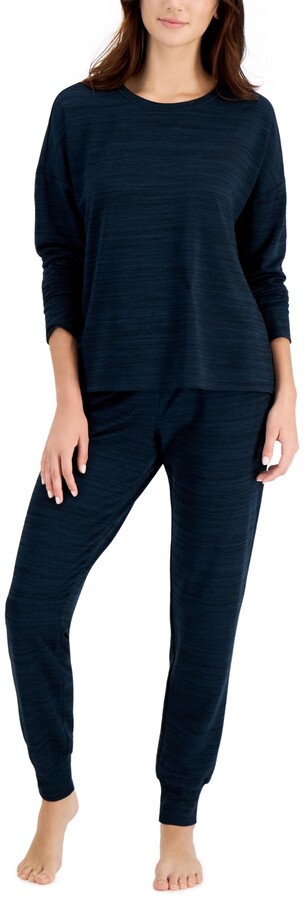 Alfani French Terry Pajama Set, Created for Macy's - ShopStyle