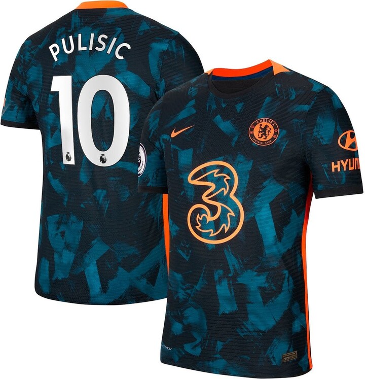 Nike Men's Christian Pulisic Blue Chelsea 2021/22 Third Vapor Match ...