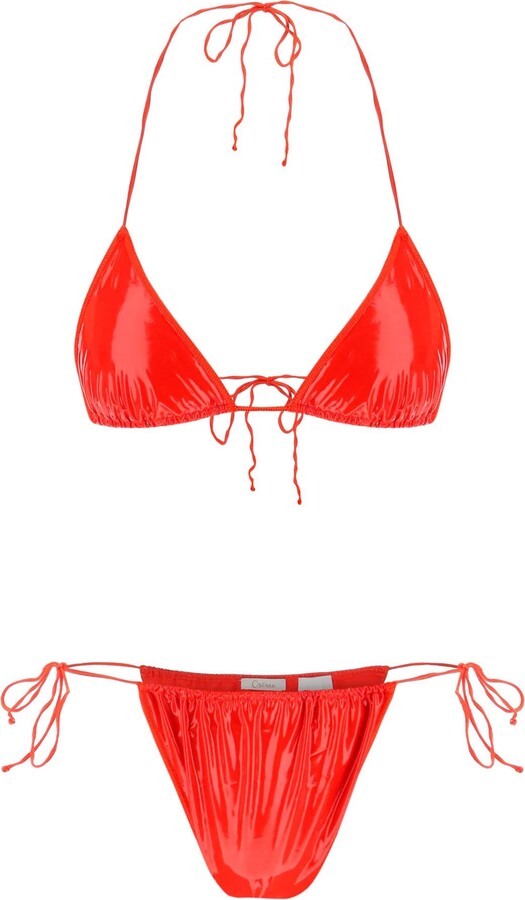 Oseree Microkini Set In Latex - ShopStyle One Piece Swimsuits