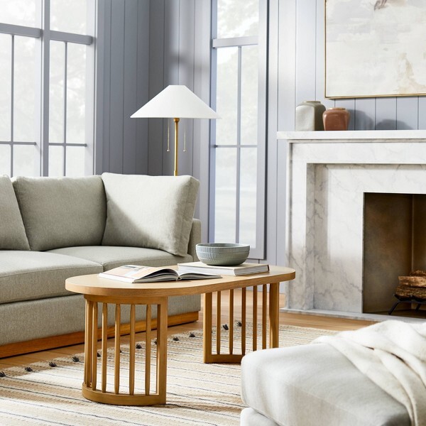 Threshold designed w/Studio McGee Burbank Wood Coffee Table Natural ...