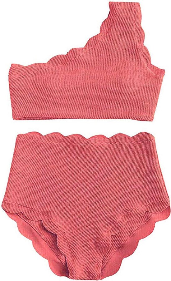 Sanahy 2 Piece One Shoulder Swimsuits for Women - ShopStyle