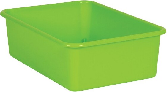 Teacher Created Resources Lime Large Plastic Storage Bin - ShopStyle Decor