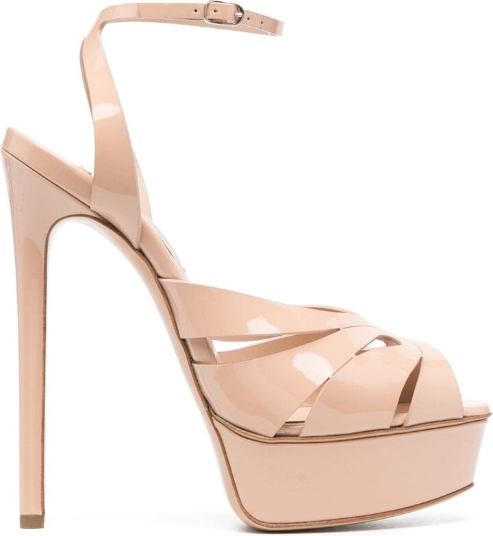 Casadei 140mm Flora Tiffany platform sandals - ShopStyle