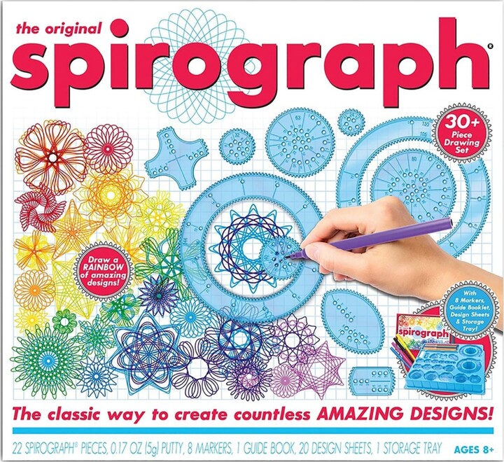 Style Me Up! The Original Spirograph Drawing Kit with Markers and Guide ...