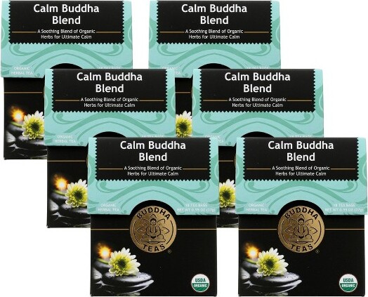 Buddha Teas Calm Buddha Blend Tea - Case of 6/18 Bags - ShopStyle