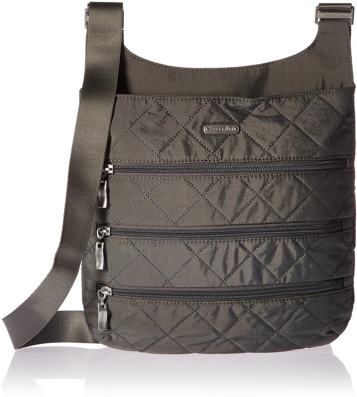 Baggallini Quilted Big Zipper Bagg with RFID - ShopStyle Bags