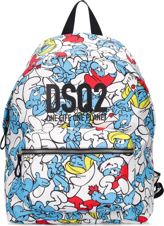 DSQUARED2 Smurfs Crowd backpack - ShopStyle