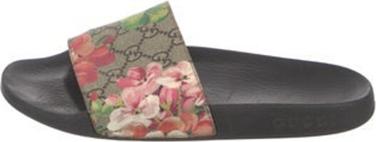 Gucci Printed Slides - ShopStyle