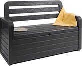 Toomax Foreverspring 70 Gallon Outdoor Deck Plastic Storage Bench ...
