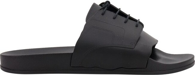 Maison Margiela Lace-Up Slip-On Slides - ShopStyle