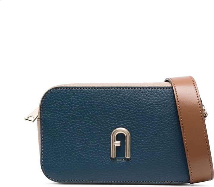 Furla Logo-Detail Leather Crossbody Bag - ShopStyle