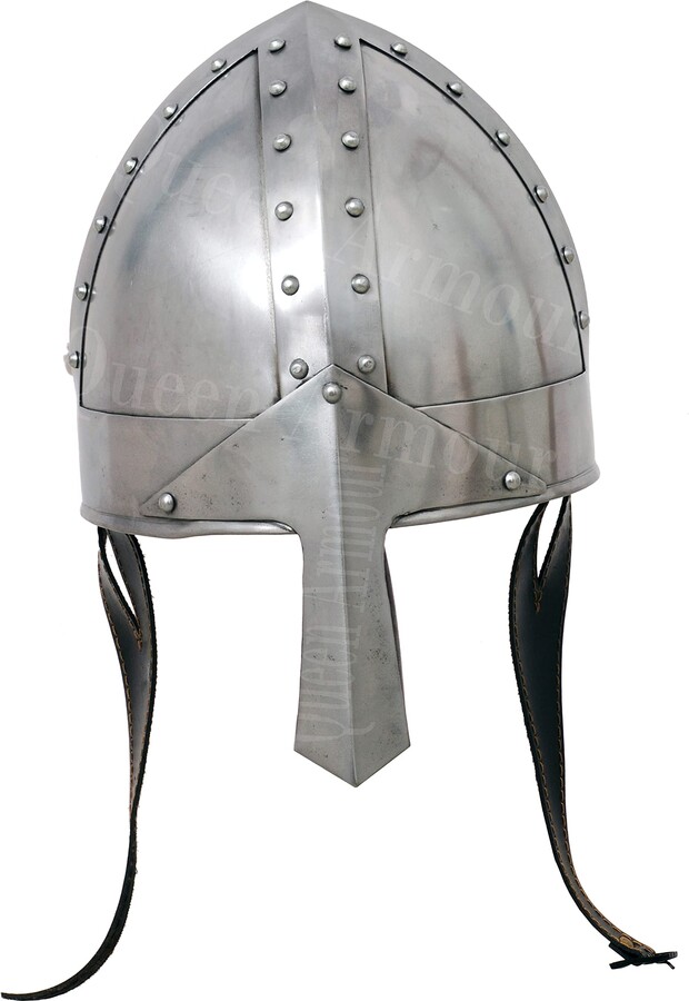 Queen Armour Medieval Nasal Norman Helmet Costume Viking Reenactment ...