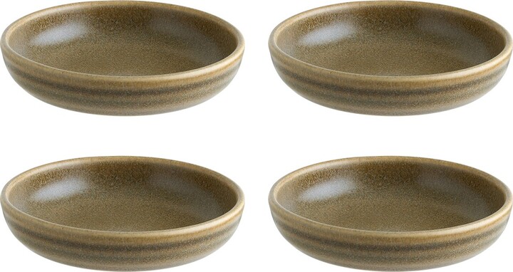 Turgla Home 4Xterra Pott Bowl Porcelain Bowl Brown Round 4.25" X 4.25 ...