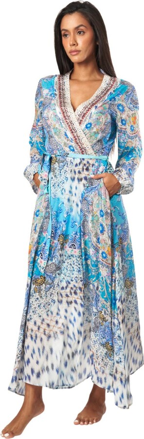 La Moda Clothing Women's Maxi belted cape dress - ShopStyle Swimwear