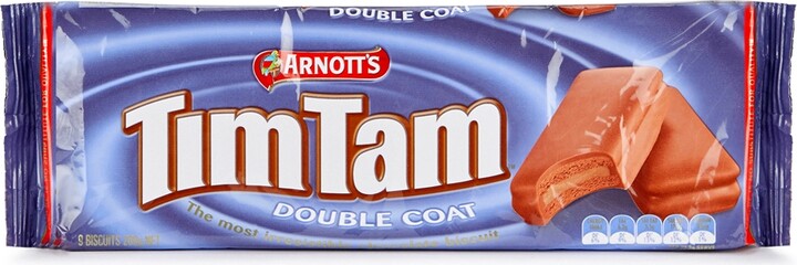 ARNOTT'S Tim Tam Double Coat Chocolate Biscuits 200g - ShopStyle Food ...