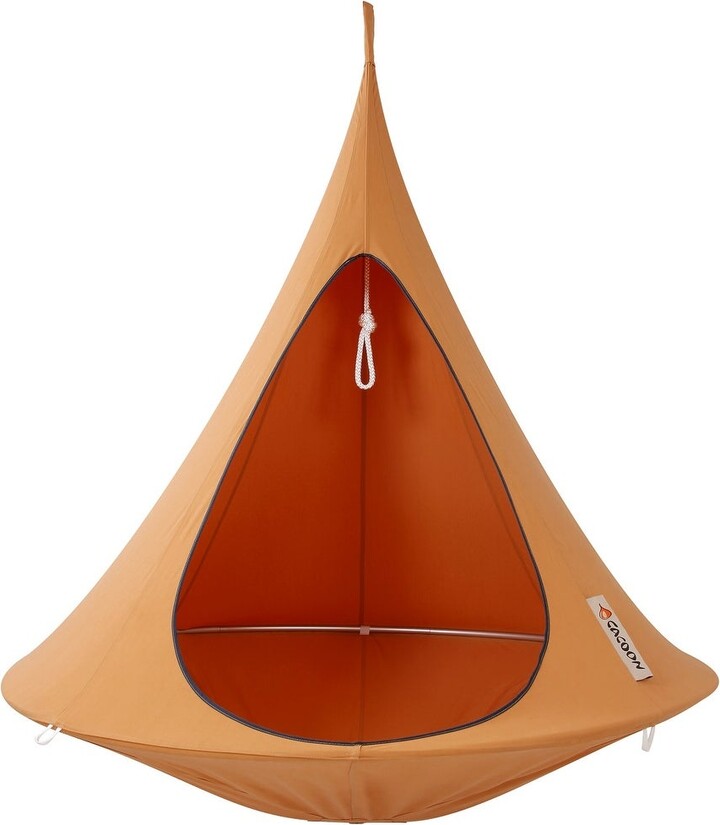 The Hamptons Collection 60” Orange Heavy Duty Hanging Cacoon Chair with ...