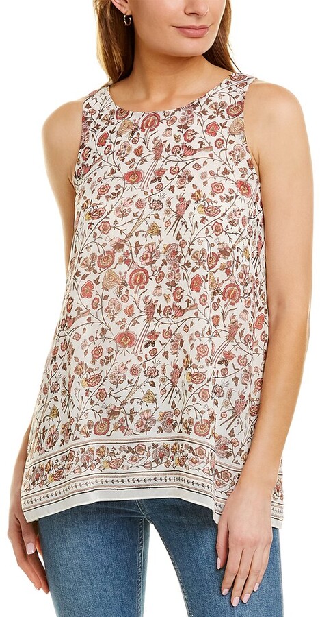 Max Studio Double Layer Trapeze Tank - ShopStyle