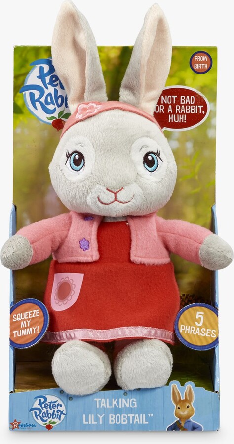 Peter Rabbit Talking Lily Bobtail Soft Toy - ShopStyle