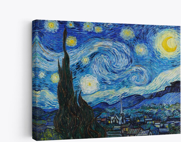 Etsy The Starry Night | 1890 By Vincent Van Gogh Dutch Post ...