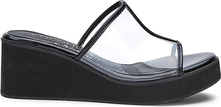 Matisse Transparent Wedge Sandals - ShopStyle