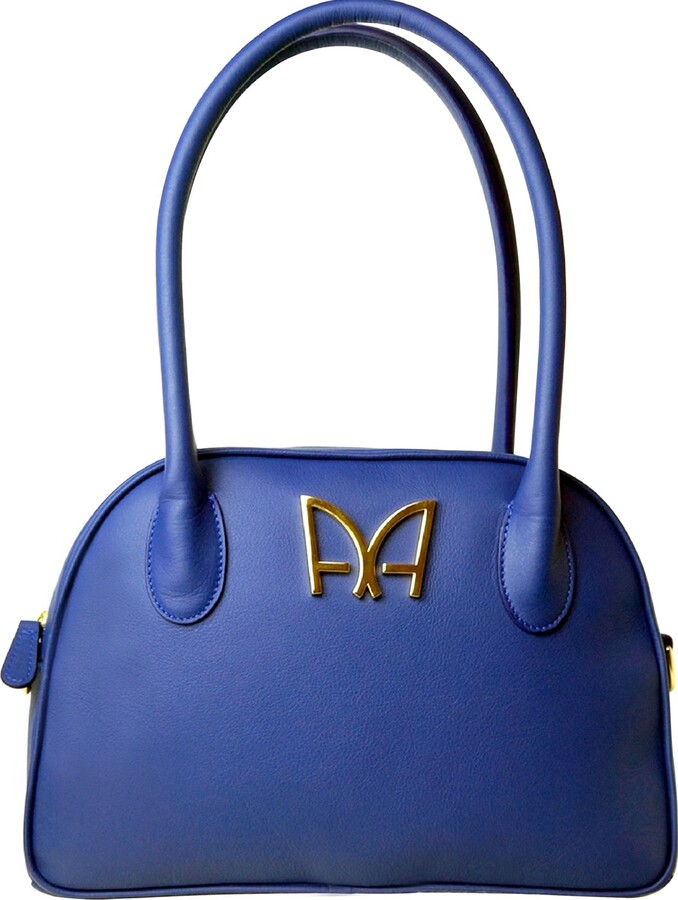 AUDREY ALEXANDRE - Iconique Bag - Sapphire Blue Taurillon Leather ...
