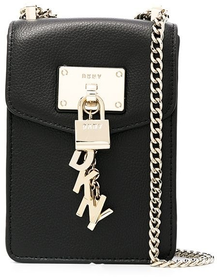 DKNY Padlock-Detail Chain-Strap Crossbody Bag - ShopStyle