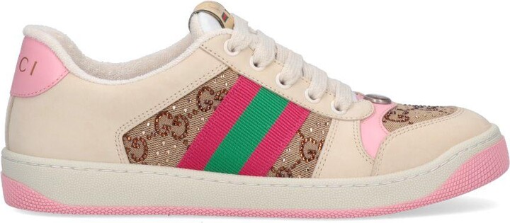 Gucci 'screener' Sneakers With Crystals - ShopStyle