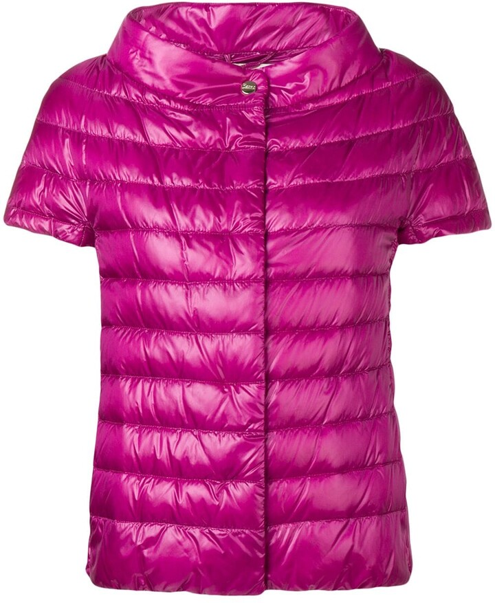 Herno Shortsleeved Puffer Jacket - ShopStyle
