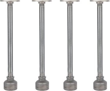 Williston Forge Heavy Duty Industrial Pipe Table Legs With Reduced ...